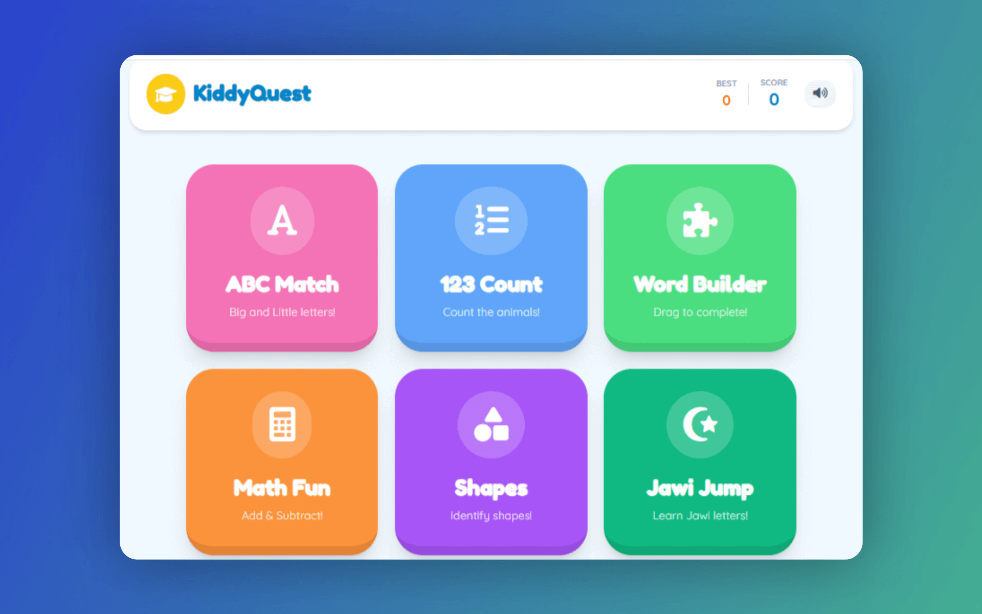 [FREE] Alphabet-Number Web Game (1-5 Years Old).